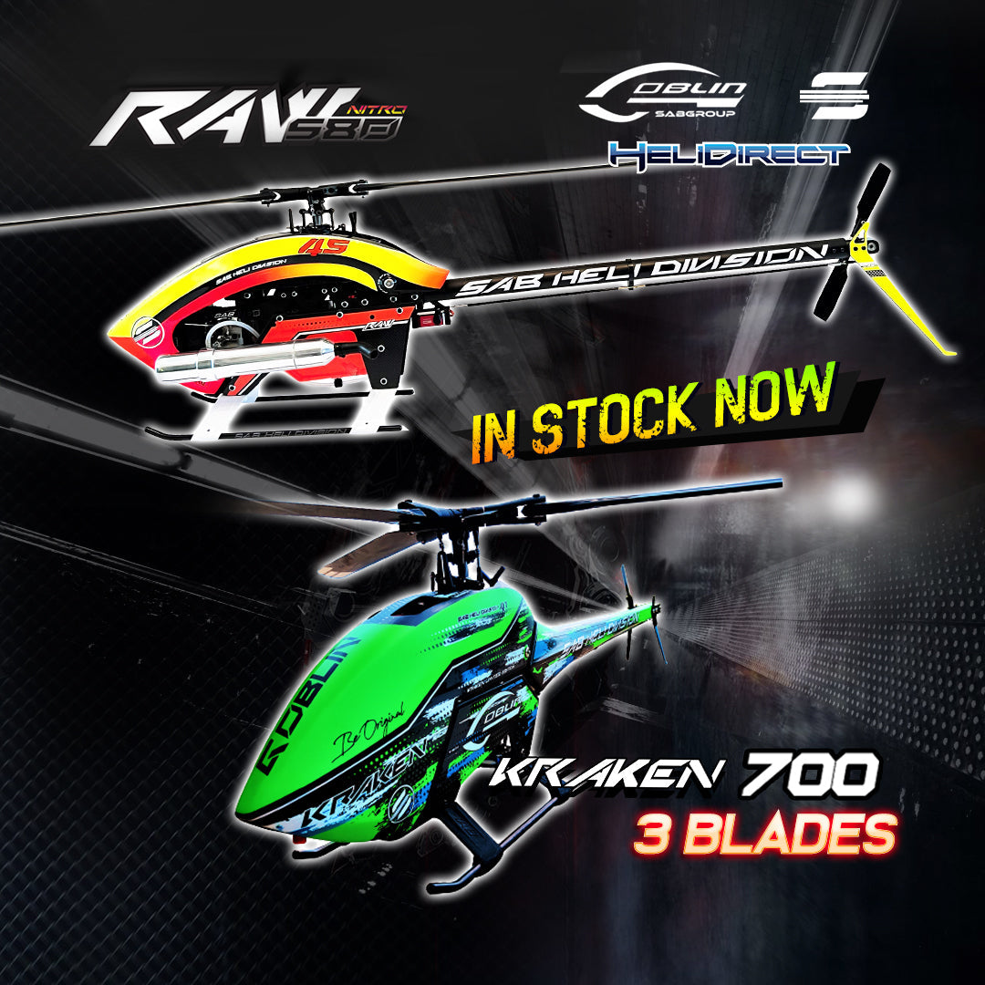 SAB 580 nitro & 700 3blades – HeliDirect