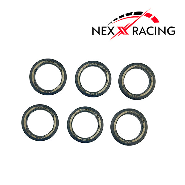 NXUSA-EVO-437 Nexx Racing’s “JUD” Flange Rings for EVO Mesh Rims (6pcs ...