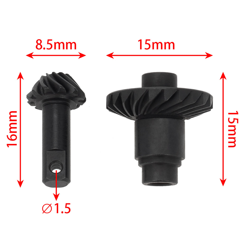 MEUS Racing 2 Pack 12-22T/24THelical Gear, Overdrive Gear, Spiral Gear ...