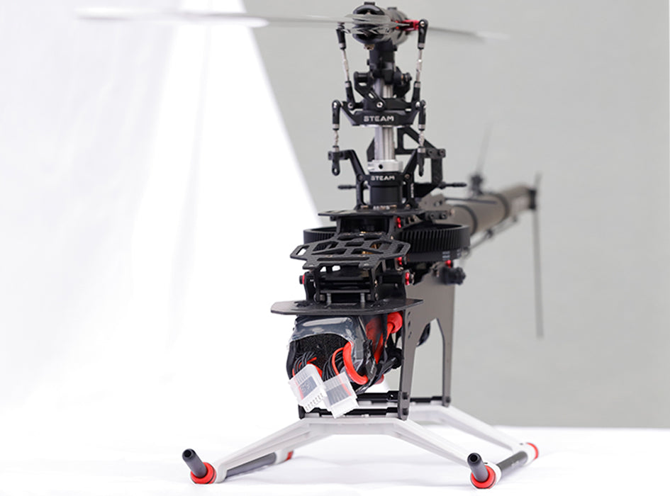 AK700 Helicopter Kit RED/YELLOW with RotorTech Main and Tail Blades ...