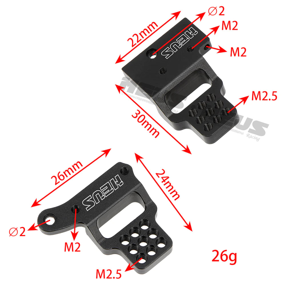 Meus Racing Aluminum Multi-hole Shock Mount Metal Adjustable Shock ...