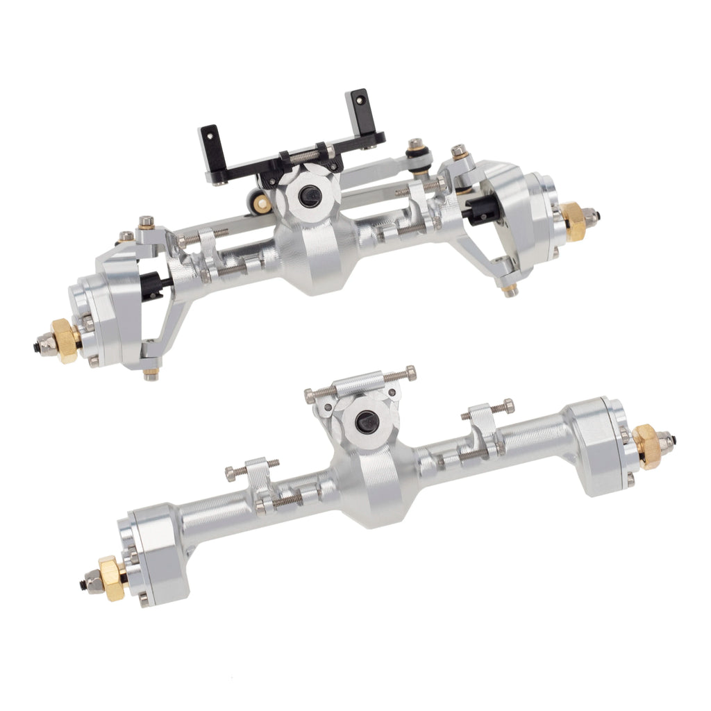 MEUS RACING 1/24 Scale Aluminum Alloy Axles Front and Rear Portal Axle ...