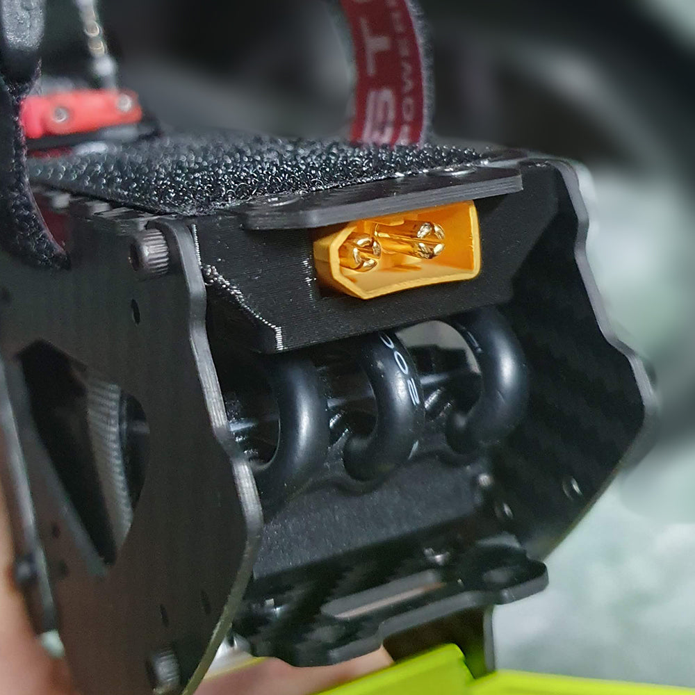 SteamRC AK420 3D-Printed XT60 ESC Connector Holder | HeliDirect