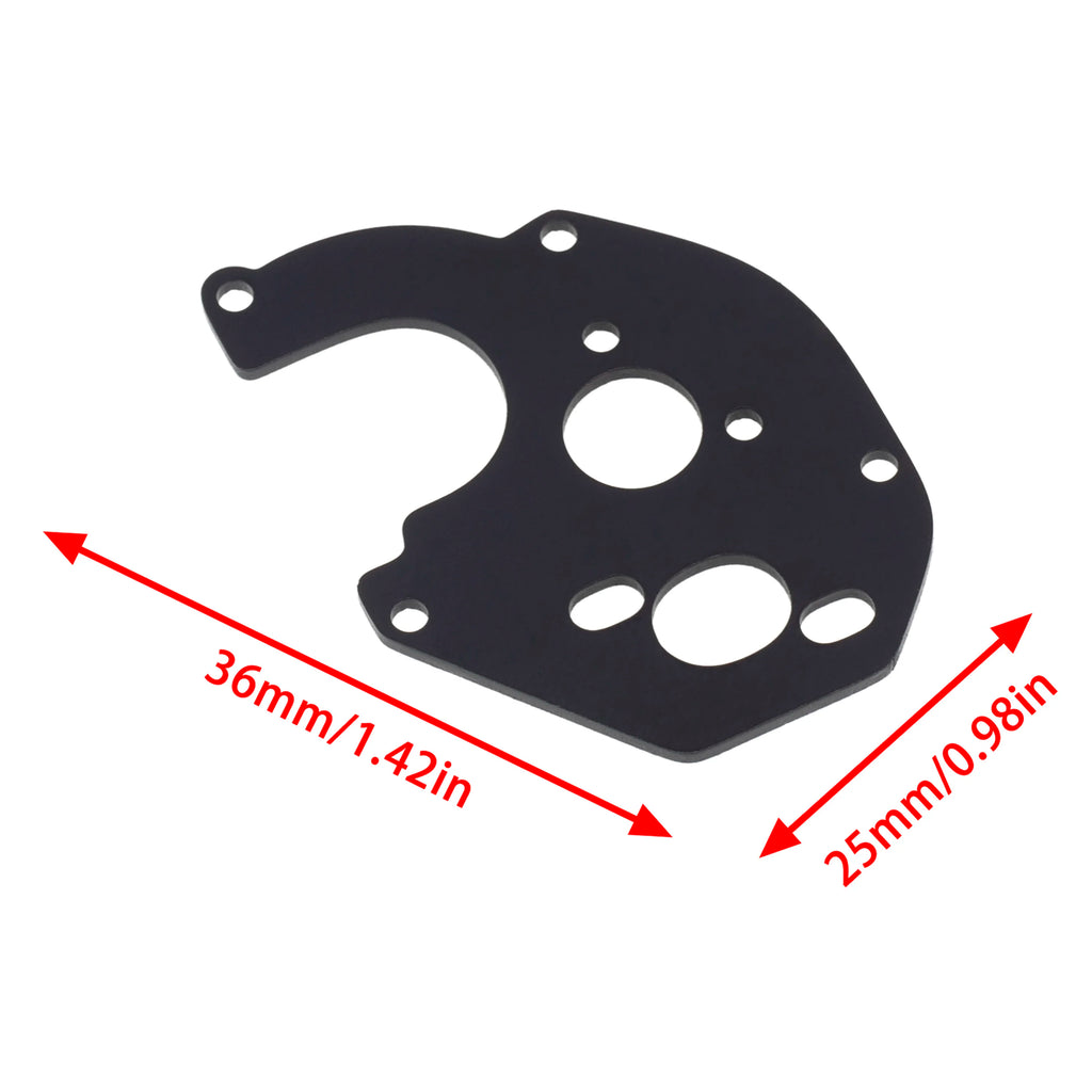 MEUS Racing Metal Motor Plate Aluminum Alloy Motor Mount Plate for 1/24 ...