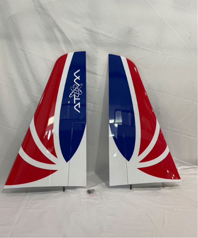 Boomerang Atom Wing set to include hatches, pushrods, control horns and ...