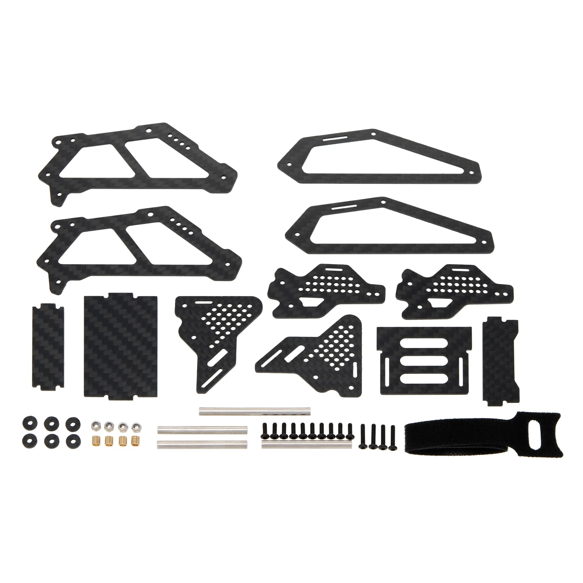 MEUS Racing Carbon LCG Chassis Frame Set Multi-hole Shock Mount for 1 ...