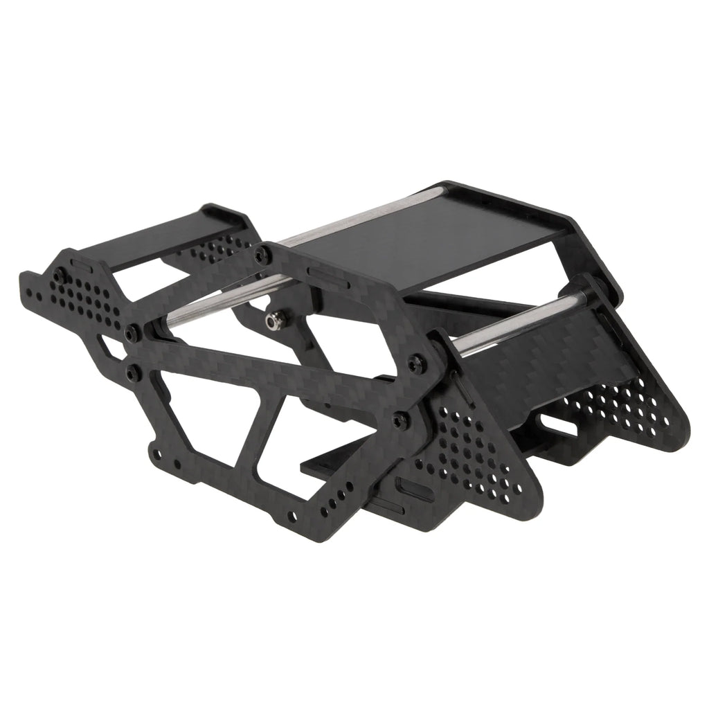 MEUS Racing Carbon LCG Chassis Frame Set Multi-hole Shock Mount for 1/ ...