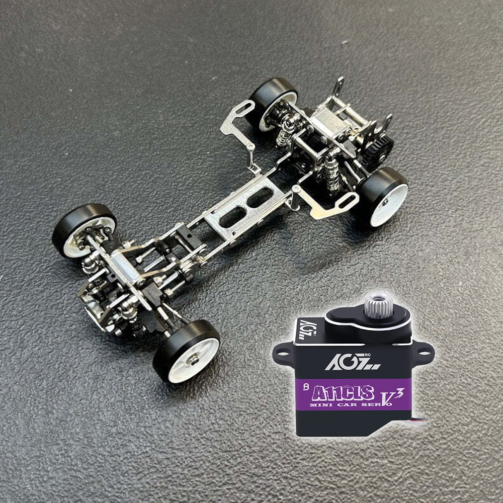 SUPER-G RTS RTS V0 1-24 RWD DRIFT CHASSIS KIT With AGFRC 1.4KG Micro ...