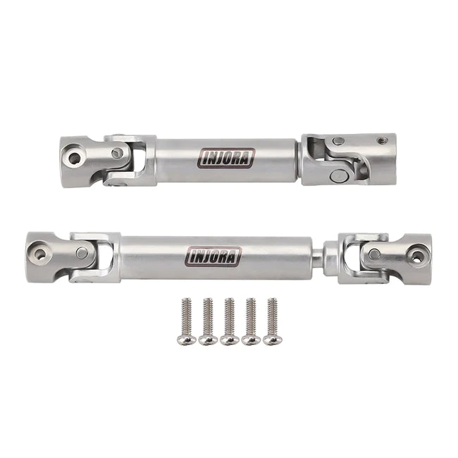 INJORA Stainless Steel Drive Shafts with D Shaped Hole For 1/24 Axial ...