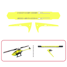 Goosky S2 Tail Boom and Fin Sticker - Yellow (3 sets) | HeliDirect