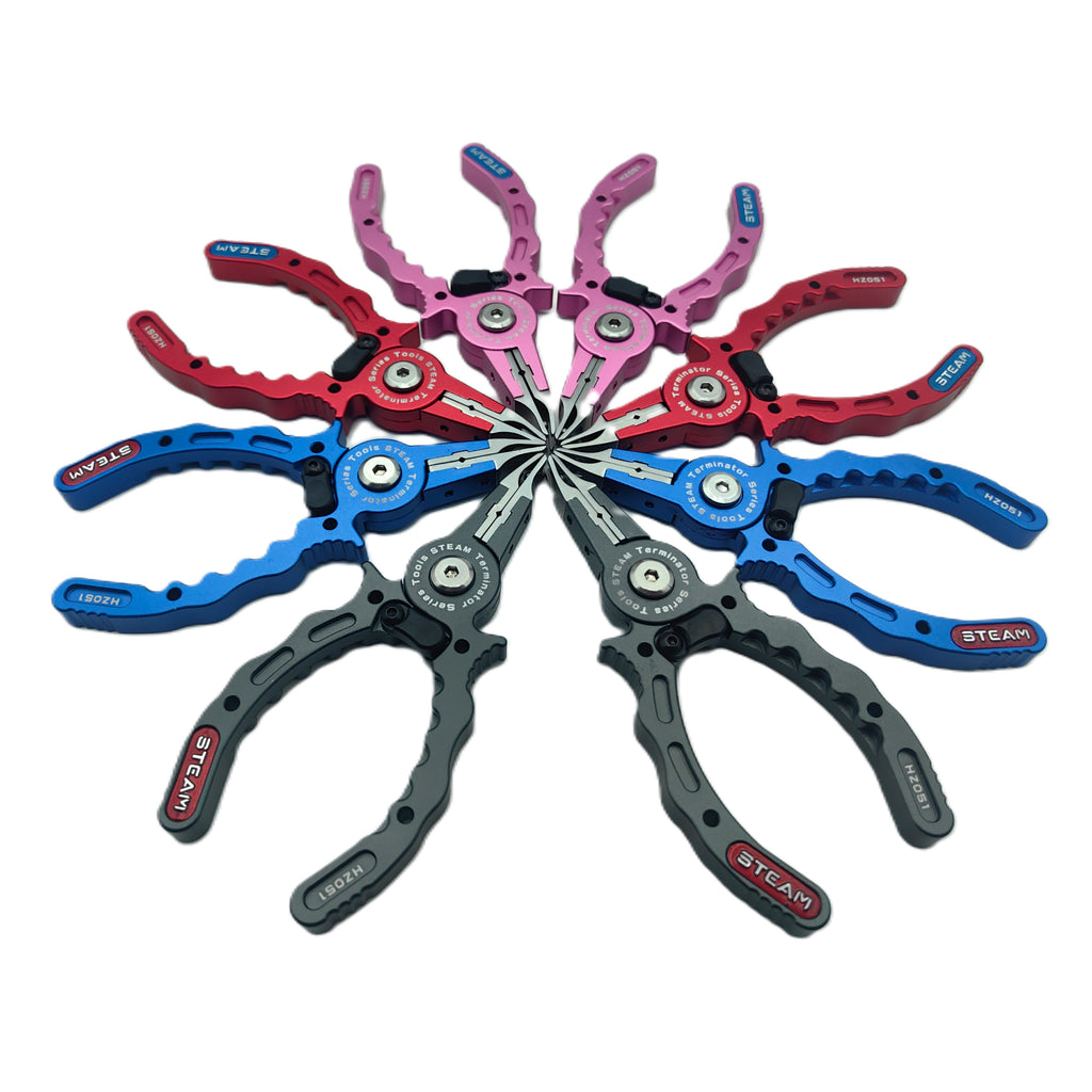 SteamRC Terminator CNC Ball Link Pliers 5.0mm - Titanium Black | HeliDirect