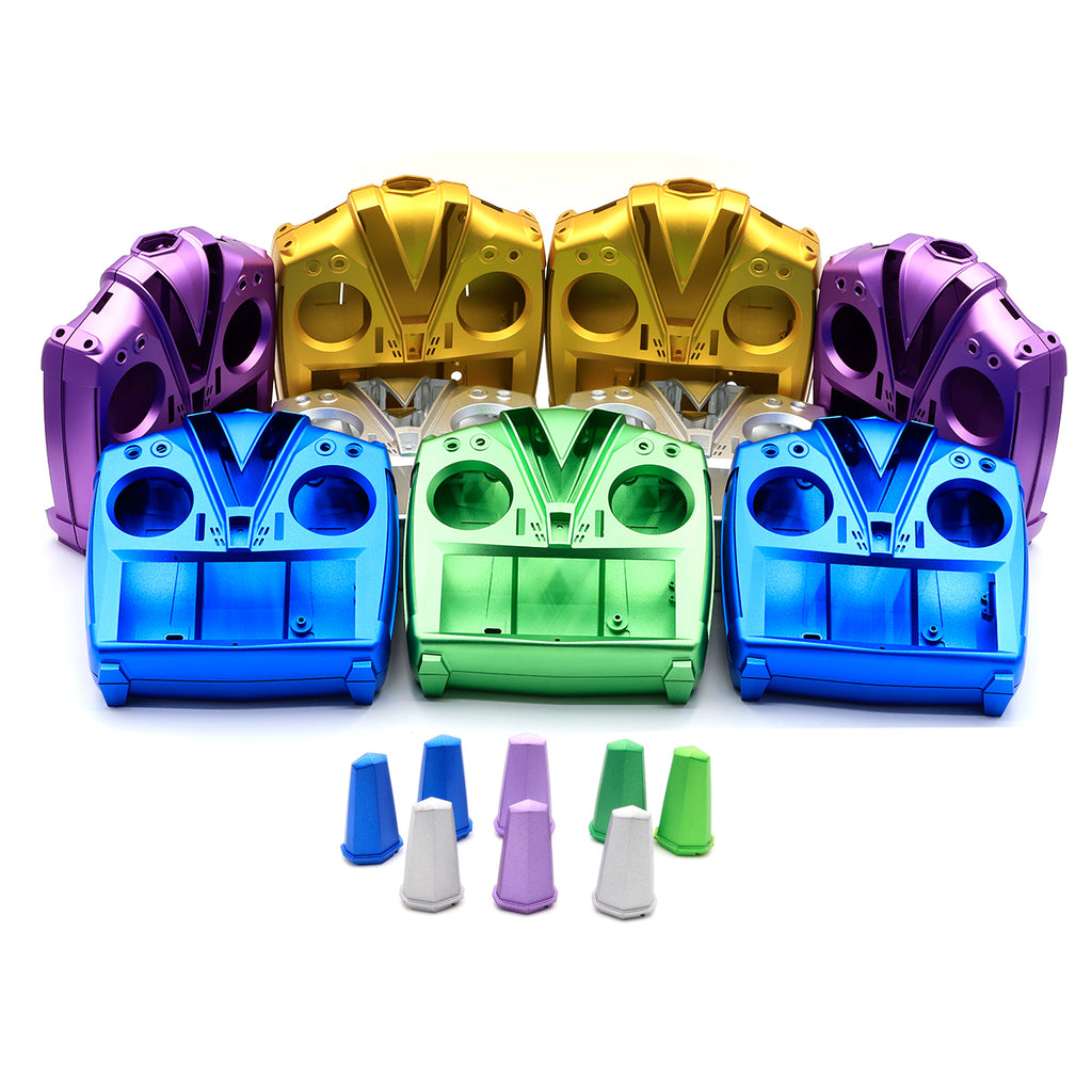 V-bar Control Evo Aluminum Case w/ Antenna Mount - Purple | HeliDirect