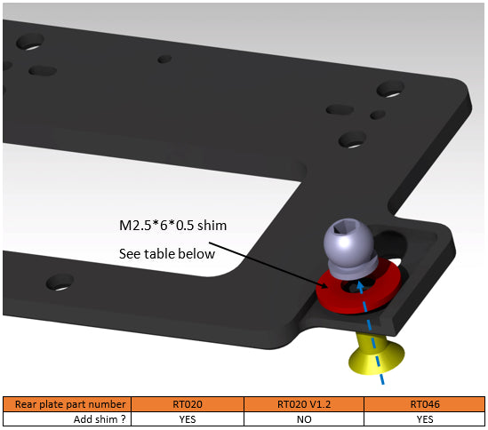 RTRC Aluminium Plate Motor Mount RTA V1.2 | HeliDirect
