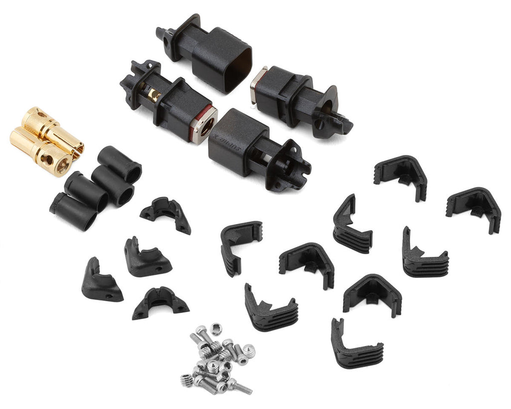 RCPROPLUS 7mm Solderless Connector Anti-Spark Build-in (2M&2F - Black ...