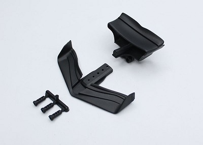 Reflex Racing FX28 Wing and Post Set - Black – HeliDirect