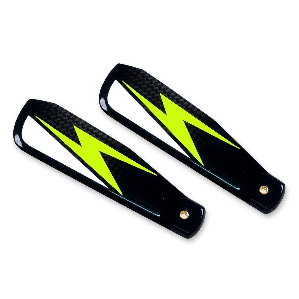 VULCAN ROTORS Precision Tail Rotor Blades 105mm (Yellow) | HeliDirect