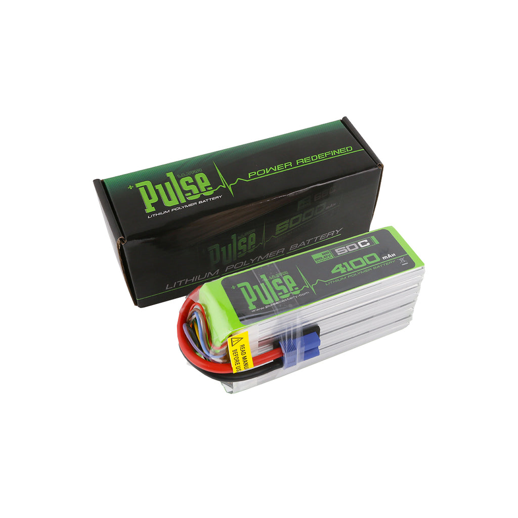 PULSE 4100mah 50C 29.6V 8S LiPo Battery - EC5 Connector – HeliDirect
