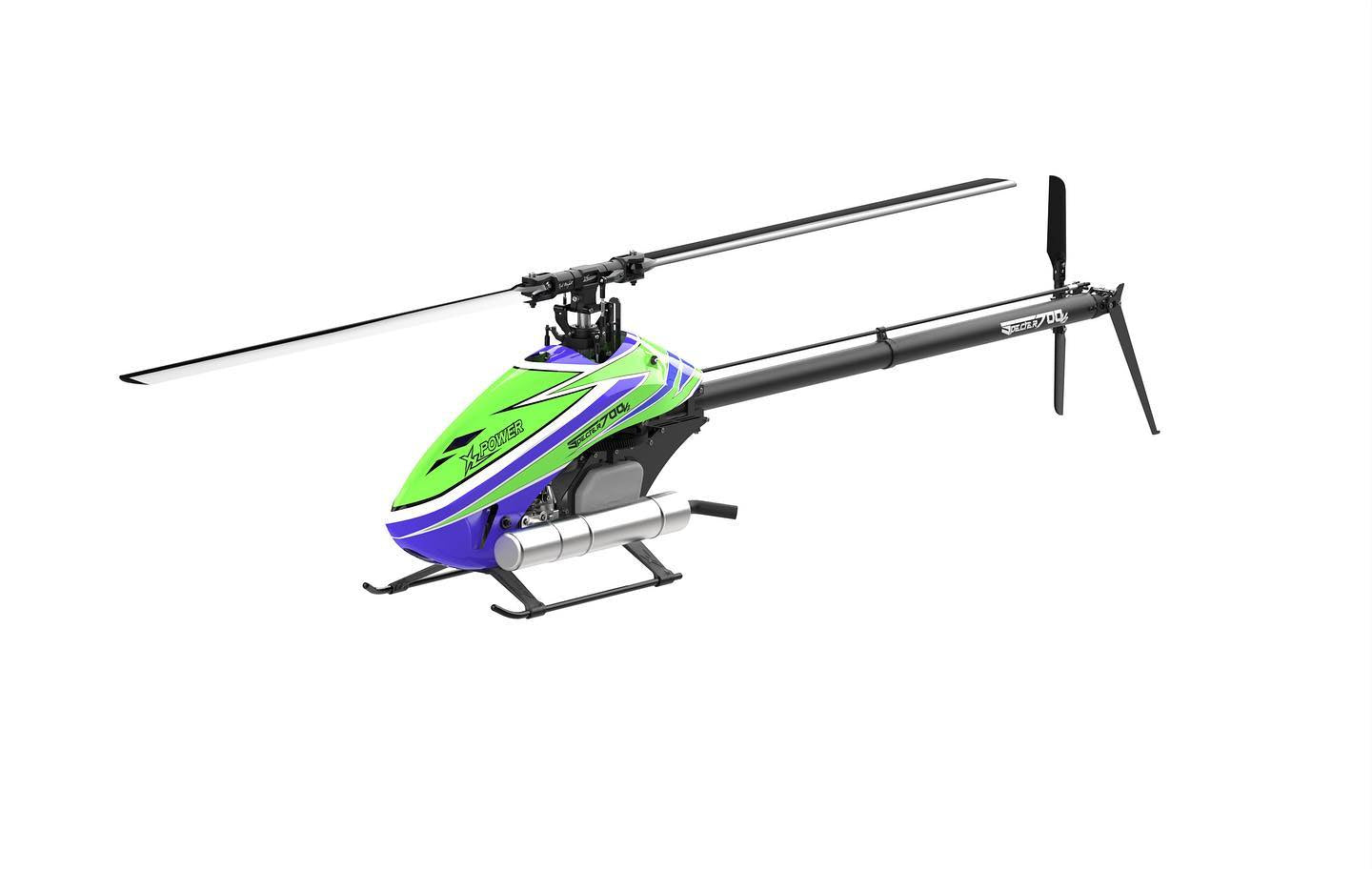 XLPower Specter 700V2 NME Nitro Kit (w/o Blades) | HeliDirect