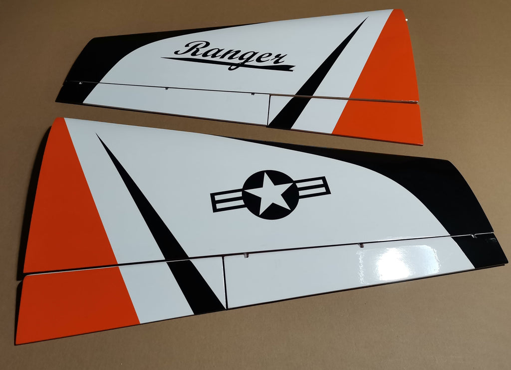Boomerang Ranger Wing Set - Orange/White | HeliDirect