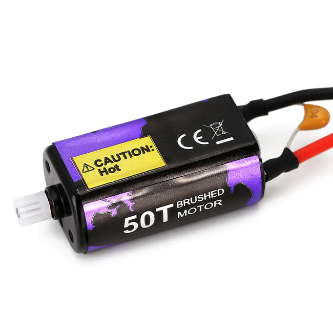 INJORA 050 50T PRO Brushed MOTOR (WITH MOUNT PLATE) for Axial SCX24 ...