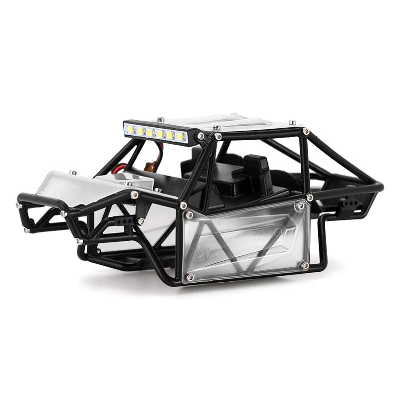 INJORA Nylon Rock Buggy Roll Cage Body Shell Chassis Kit For 1/24 SCX24 ...