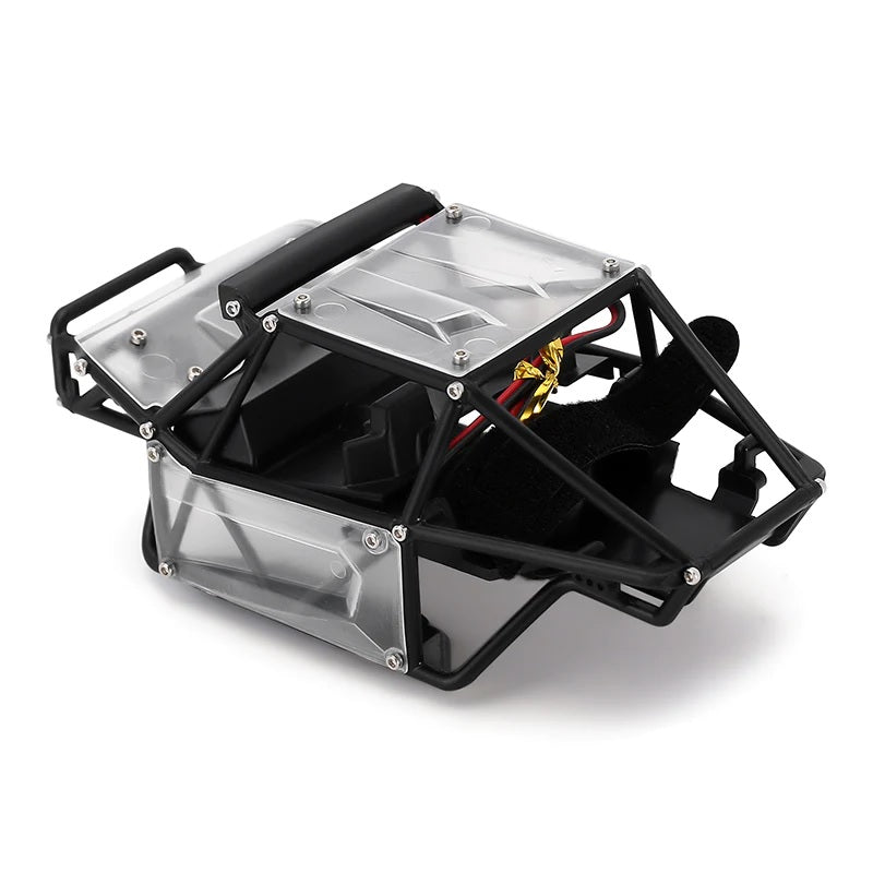 INJORA Nylon Rock Buggy Roll Cage Body Shell Chassis Kit For 1/24 SCX24 ...