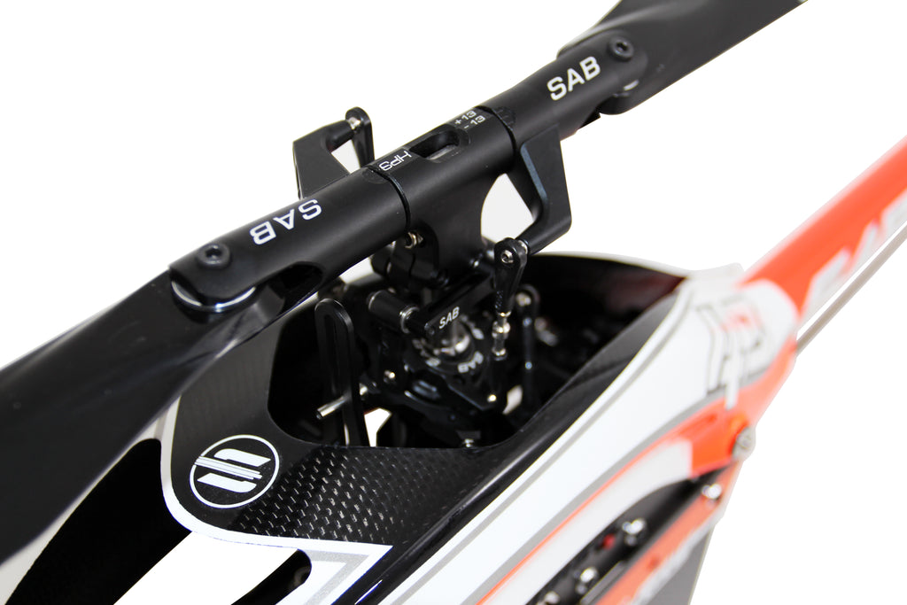 SAB Goblin RAW 580 Kit White/Orange - With S-Line Main and Tail Blades ...