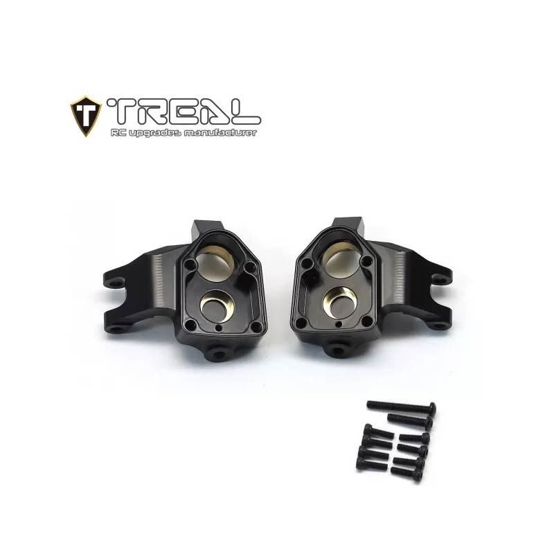 Treal UTB18 Capra Brass Front Steering Knuckles Inner Portal Covers Set ...