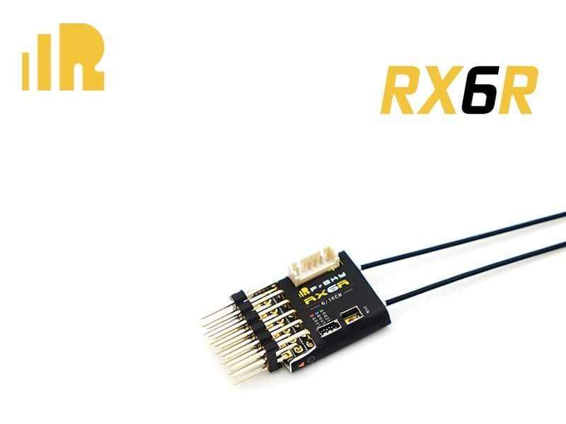 FrSky RX6R Receiver 6/16 Channels With Pins (03021816) | HeliDirect